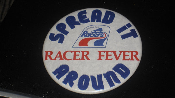 VINTAGE INDIANAPOLIS RACERS WHA PINBACK BUTTON | Vintage Indy Sports
