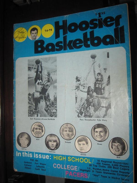 1974-75 Hoosier Basketball Magazine | Vintage Indy Sports