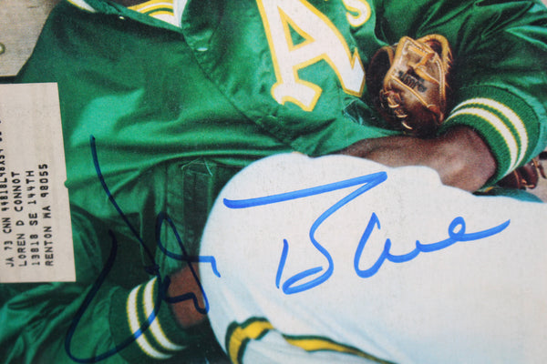1972 Vida Blue Oakland A's Autographed Sports Illustrated Issue ...