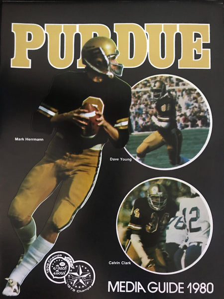 1980 Purdue Football Media Guide | Vintage Indy Sports