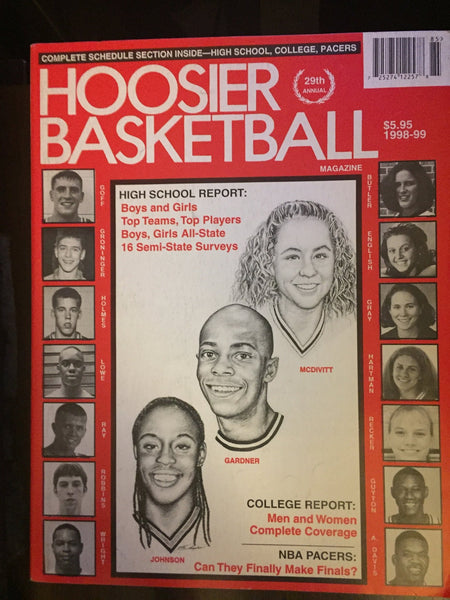 1998-99 Hoosier Basketball Magazine | Vintage Indy Sports